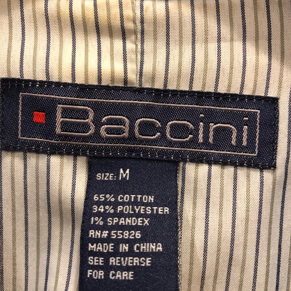 Baccini | Jackets & Coats | Baccini Dark Denim Blazer Jean Medium ...
